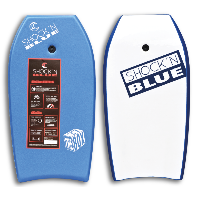 SHOCKN BLUE BODYBOARD THE BOX 37 - Sunset Surf Shop | Surf, Neoprene y ...